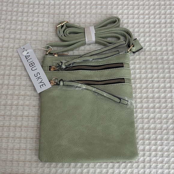 Malibu Skye | Bags | Nwt Malibu Skye Olive Crossbody Bag | Poshmark